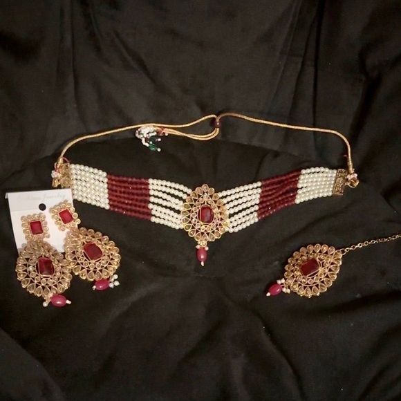 Jewelry | Pakistaniindian Traditional Partywear Necklace Set | Poshmark
